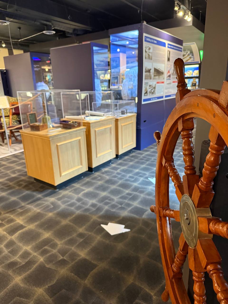 Titanic and Iceberg Exhibit in St.John's Newfoundland