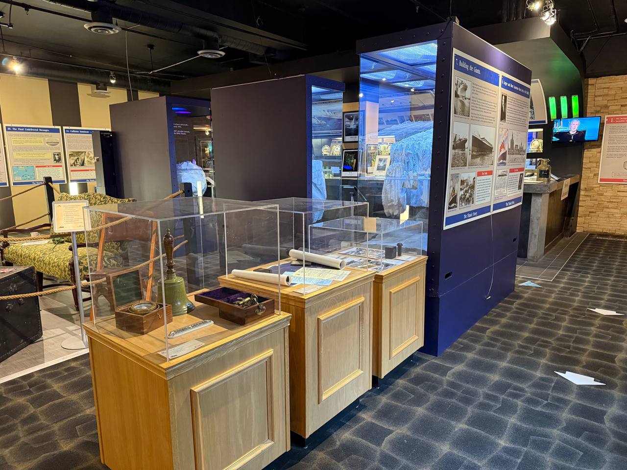 Titanic and Iceberg Exhibit in St.John's Newfoundland