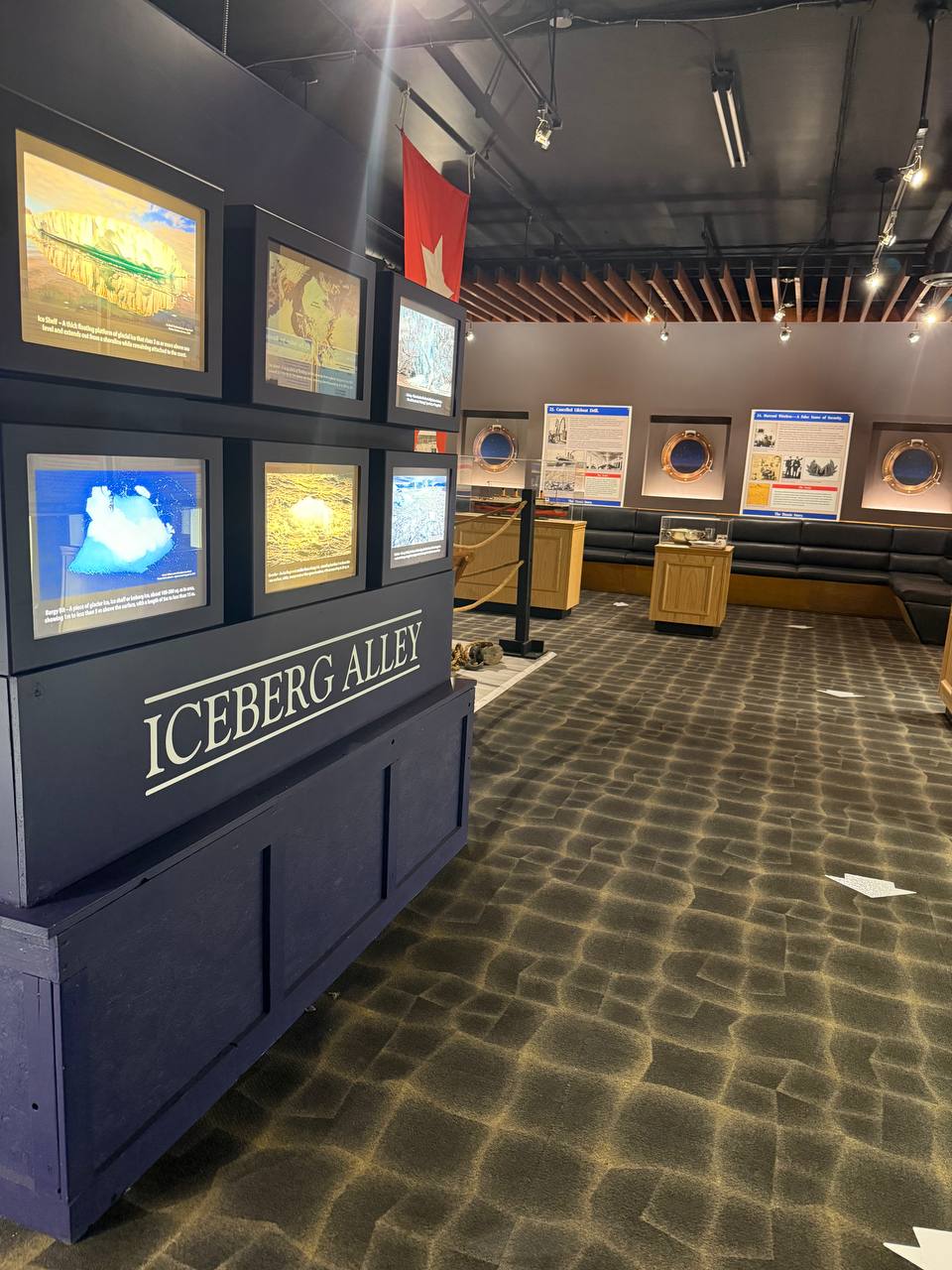 Titanic and Iceberg Exhibit in St.John's Newfoundland