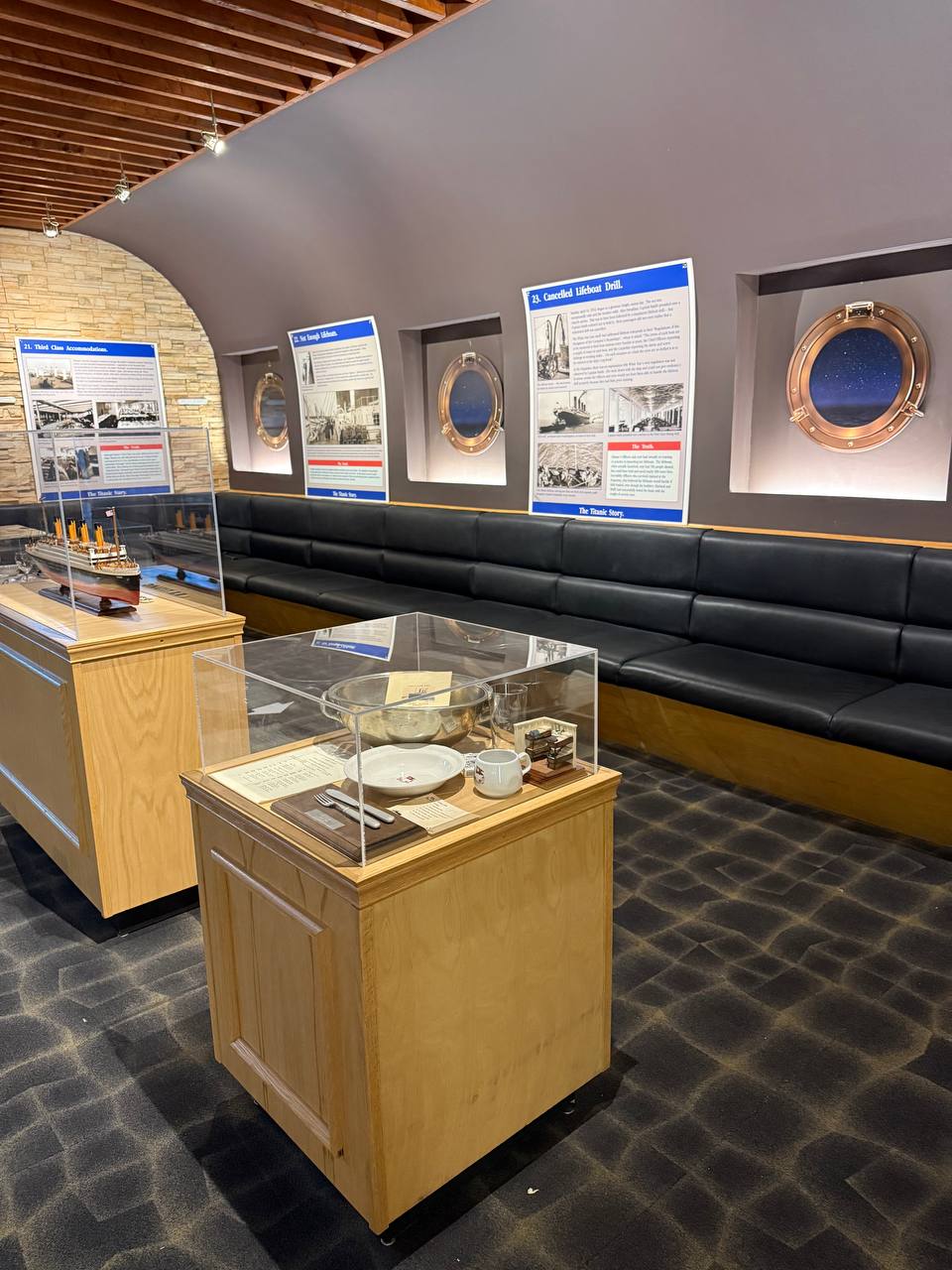 Titanic and Iceberg Exhibit in St.John's Newfoundland